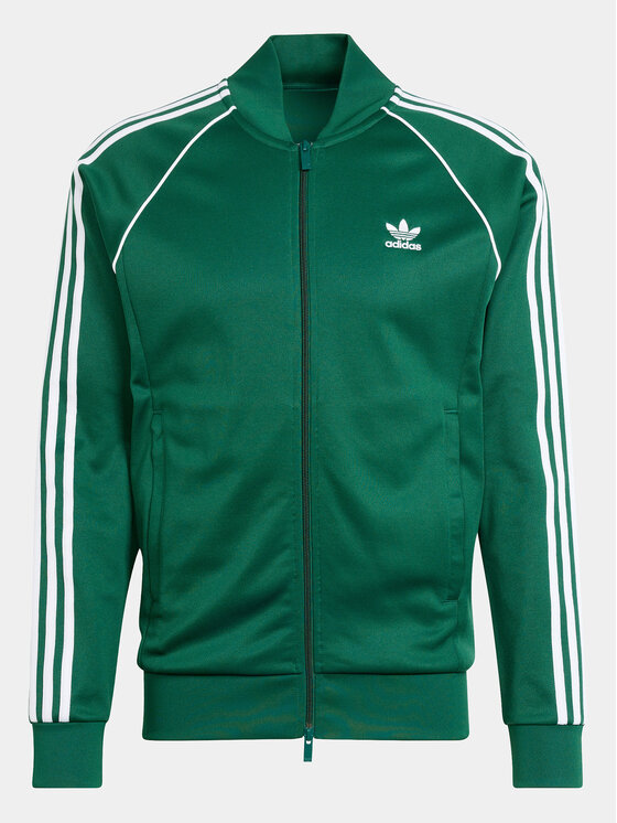 adidas Džemperis ar kapuci adicolor Classics SST IR9863 Zaļš Slim Fit ...