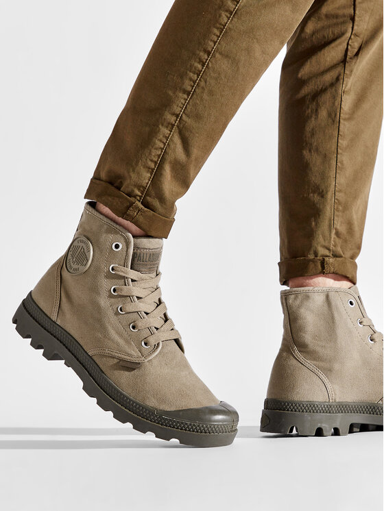 Palladium Schnurstiefeletten Pampa Hi 02352 308 M Grun Modivo