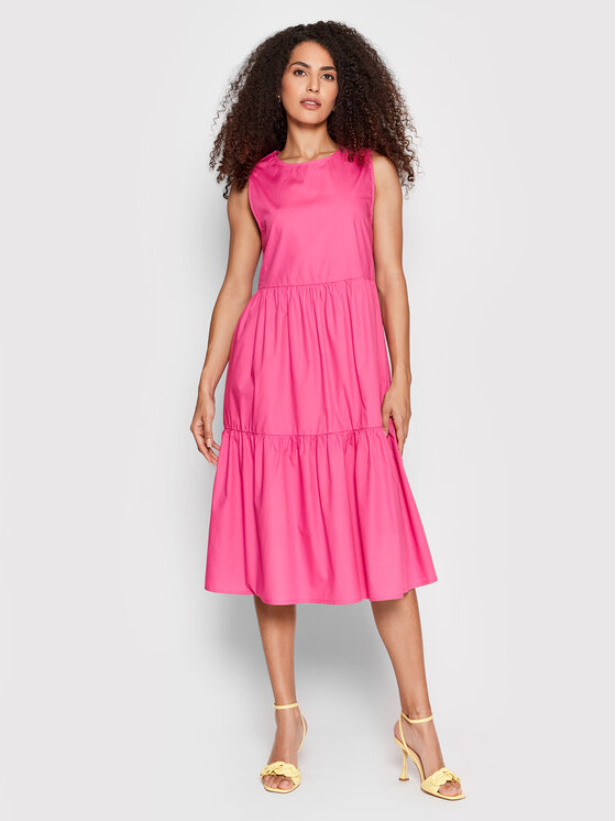 Noisy May Rochie de vară Loone 27020154 Roz Relaxed Fit | Modivo.ro