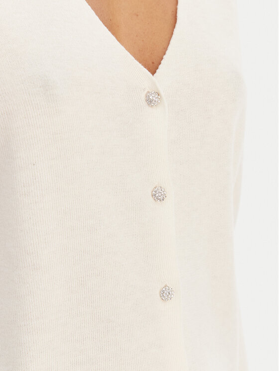 Morgan Strickjacke 251-MBATSI Écru Slim Fit | Modivo.de