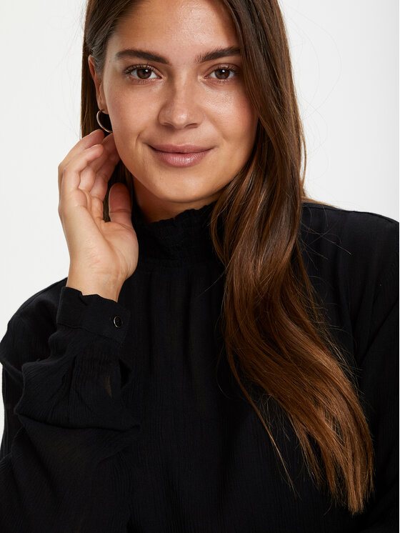 Kaffe Blūze 10500950 Melns Regular Fit | Modivo.lv