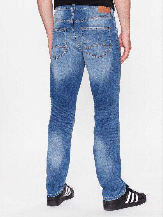 Mustang Jeansy Oregon 1013404 Modrá Slim Tapered Fit | Modivo.cz