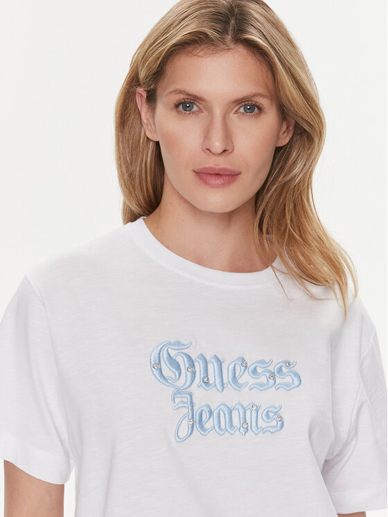 Guess T-krekls W4RI49 K6XN4 Balts Regular Fit | Modivo.lv