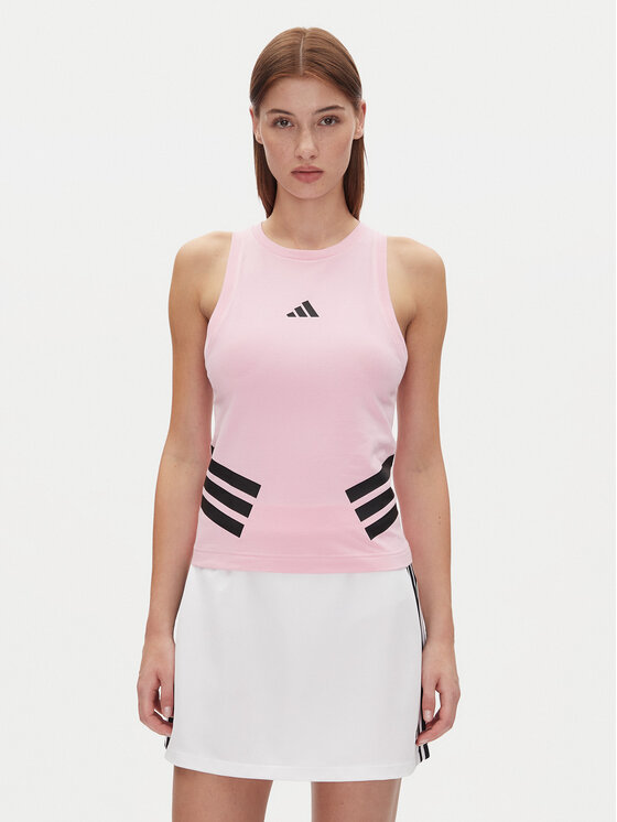 adidas Top Future Icons 3-Stripes JE0191 Roz Slim Fit | Modivo.ro