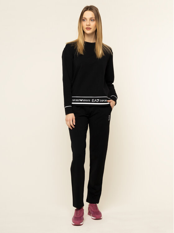 EA7 Emporio Armani Jogginganzug 3HTV77 TJ31Z 1200 Schwarz Regular Fit ...