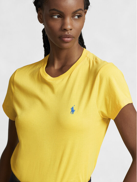 Polo Ralph Lauren T-Shirt New Rltpp 211898698018 Żółty Regular Fit ...