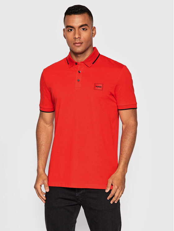 Hugo Polo Deresino 50467384 Crvena Slim Fit | Modivo.hr