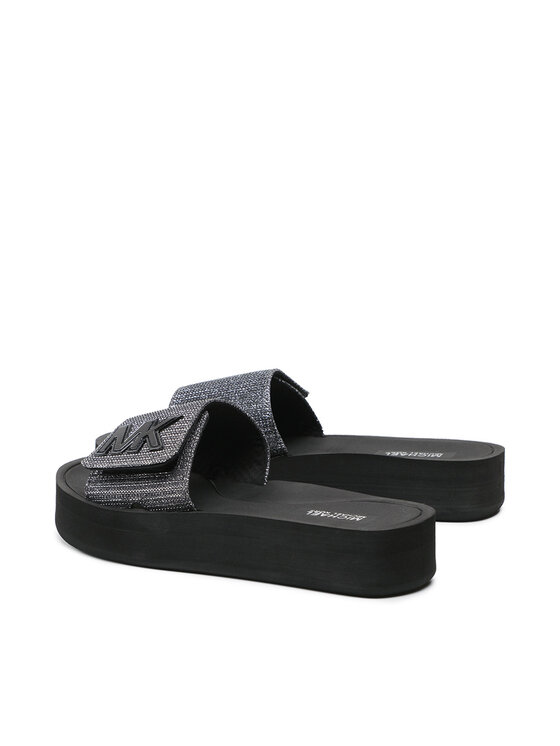 MICHAEL Michael Kors Чехли Mk Platform Slide 40S1MKFA1D Сребрист ...