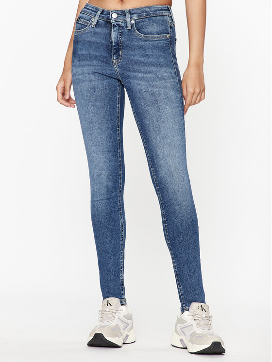Calvin Klein Jeans Jeans J20J221774 Dunkelblau Skinny Fit | Modivo.de