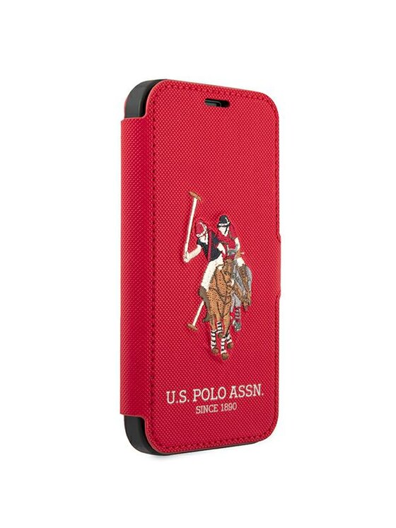 U.S. Polo Assn. Etui na telefon iPhone 12 Pro Max Czerwony | Modivo.pl