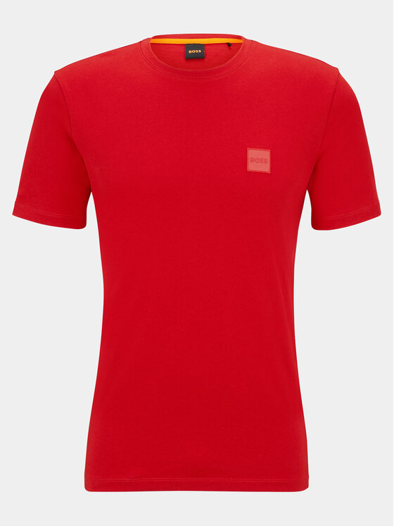 Boss Тишърт Tales 50472584 Червен Relaxed Fit | Modivo.bg