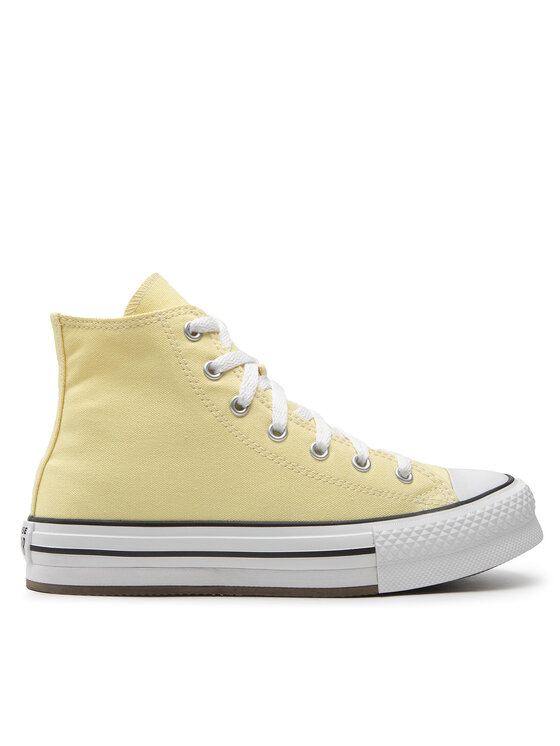 Converse Sneakers aus Stoff Ctas Eva Lift Hi A02488C Gelb | Modivo.de