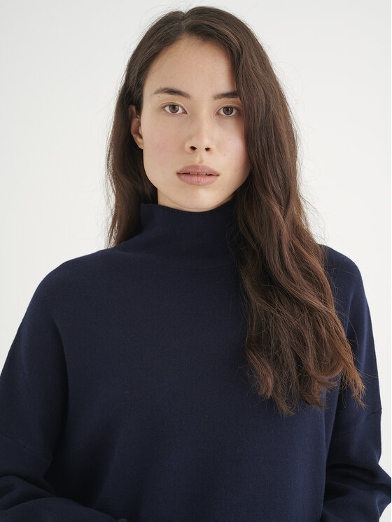 InWear Поло Tenley 30106490 Тъмносин Oversize | Modivo.bg