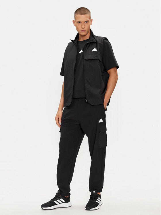 adidas Vestă City Escape IN3701 Negru Loose Fit | Modivo.ro