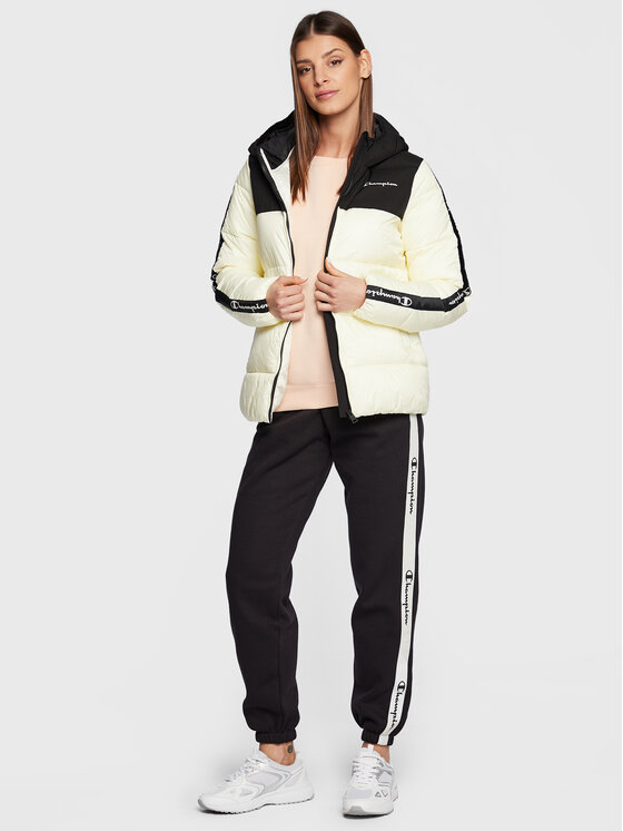 Champion Geacă din puf 115755 Écru Regular Fit | Modivo.ro