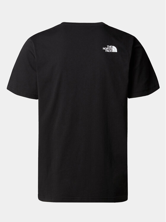 The North Face T Shirt Easy NF0A87N5 Schwarz Regular Fit Modivo