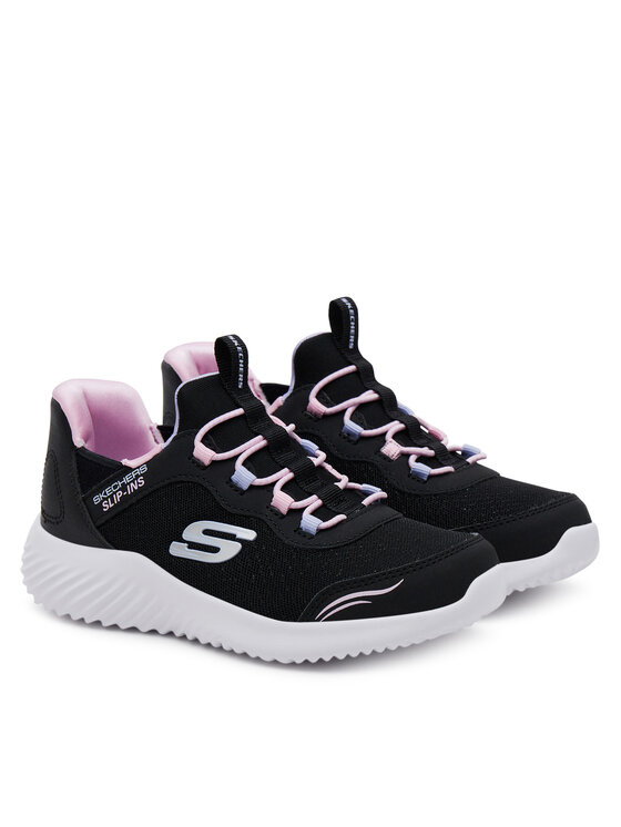Skechers Sneakersy Bounder - Simple Cut 303585L/BLK Czarny | Modivo.pl