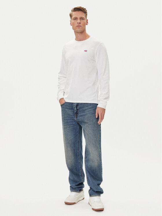Levi's® S dlouhým rukávem Original Logo Tee 72848-0000 Bílá Regular Fit ...