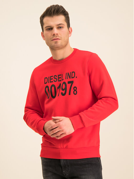 Diesel Džemperis S-Girk-J3 00SDPY 0IAJH Raudona Regular Fit | Modivo.lt