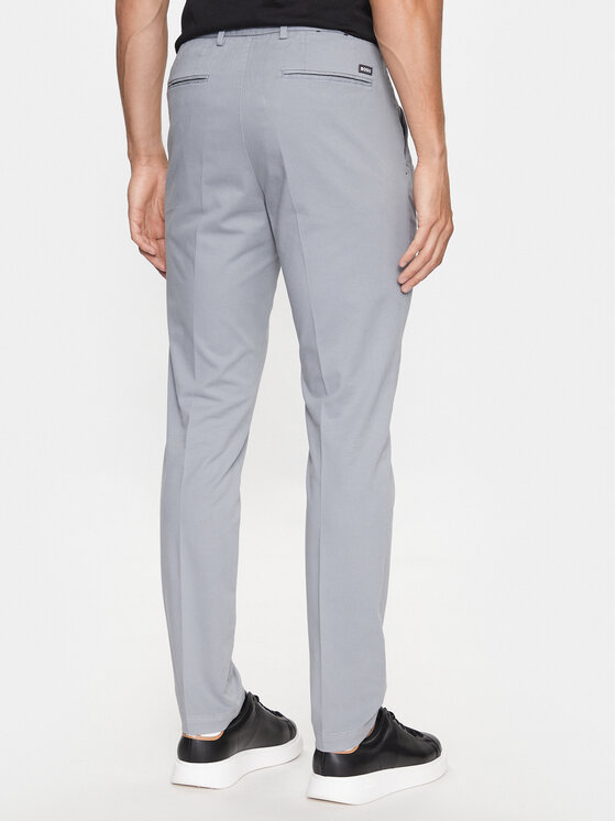 Boss Chino kalhoty Kaito1 50487966 Šedá Slim Fit | Modivo.cz