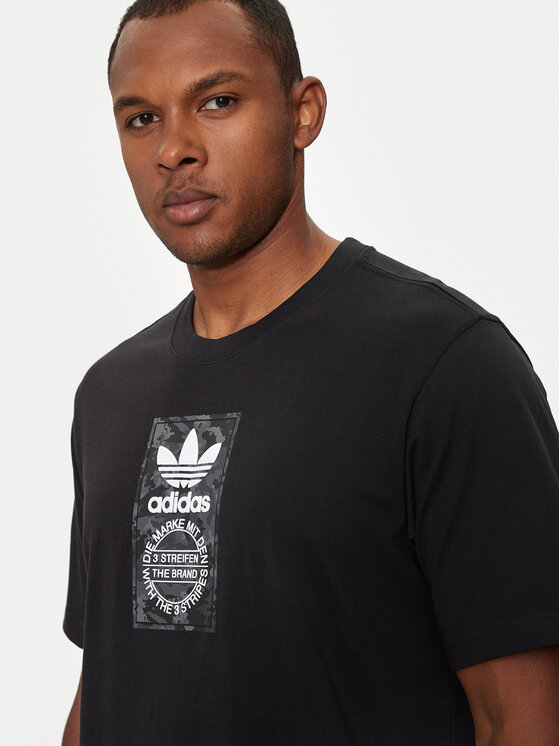adidas T-Shirt Camo Label IZ2516 Černá Regular Fit | Modivo.cz
