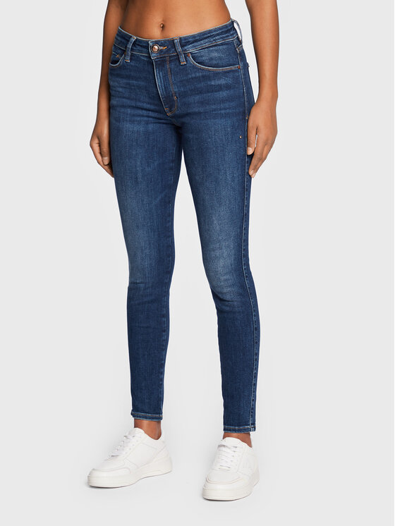 Guess Τζιν Sexy Curve W2BAJ3 D4T82 Σκούρο μπλε Skinny Fit | Modivo.gr