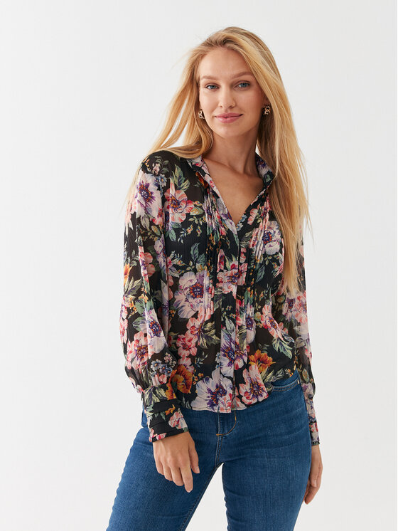 Guess Bluse Monica W3YH29 WCWF2 Bunt Regular Fit | Modivo.de