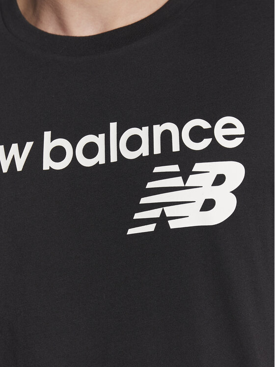 New Balance Marškinėliai Classic Core Logo MT03905 Juoda Athletic Fit ...