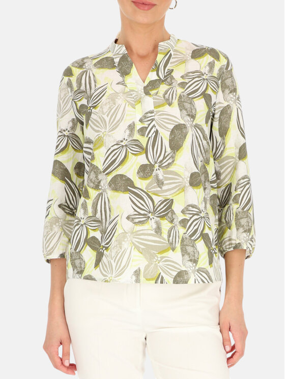 Gerry Weber Bluzka 560064-31477 Biały Regular Fit | Modivo.pl