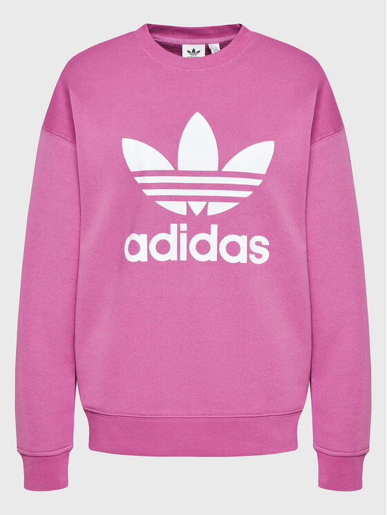 adidas Džemperis Treofil Crew HL6676 Violetinė Regular Fit | Modivo.lt