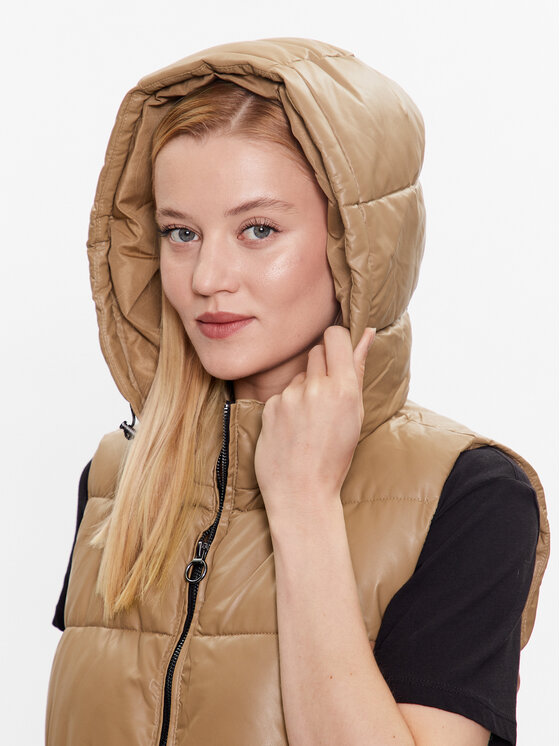 ONLY Kamizelka Anja 15261497 Brązowy Regular Fit | Modivo.pl