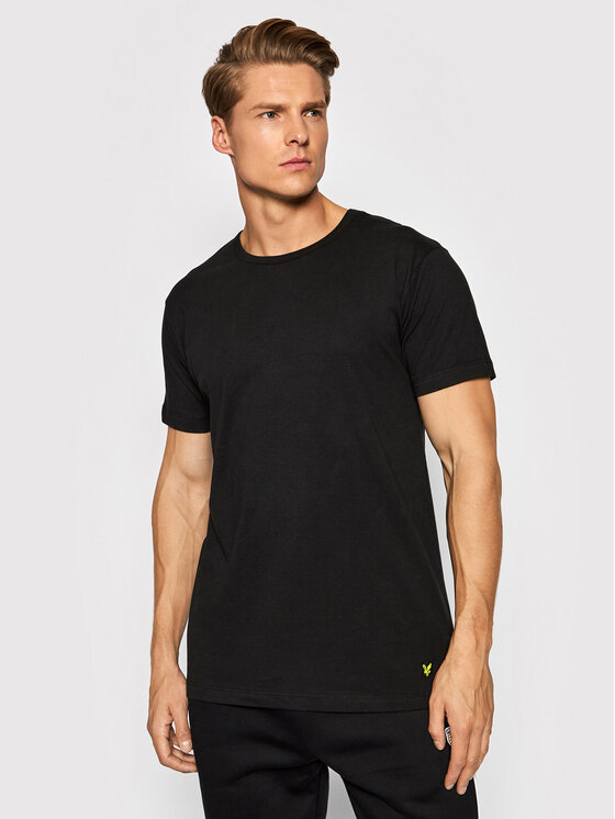 Lyle & Scott Set 3 tricouri Maxwell LS3PKT900 Colorat Regular Fit ...