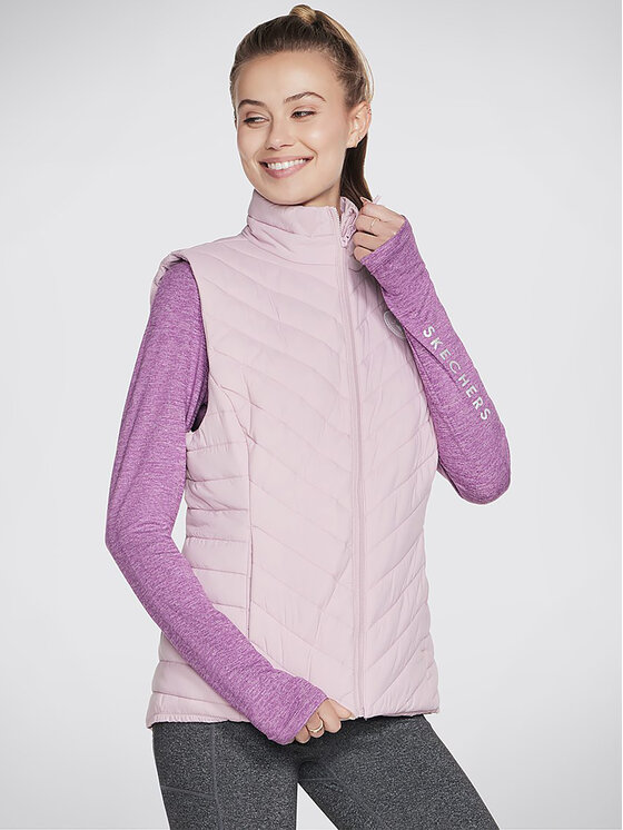 Skechers Vestă Goshield Everyday Vest JA7 Roz Regular Fit | Modivo.ro