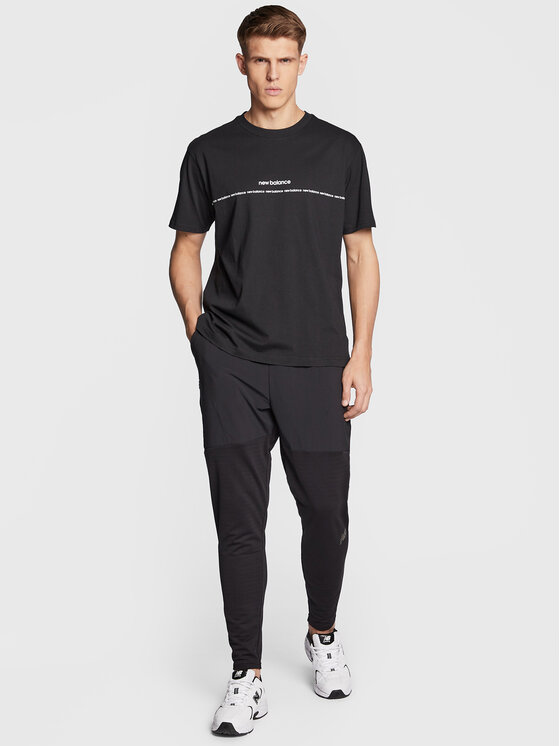 New Balance Тишърт Essentials Graphic MT23517 Черен Relaxed Fit | Modivo.bg