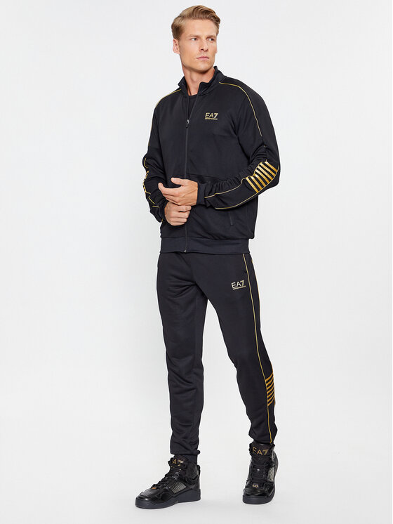 EA7 Emporio Armani Sweatshirt 6RPM07 PJ16Z 0208 Schwarz Regular Fit | Modivo.de