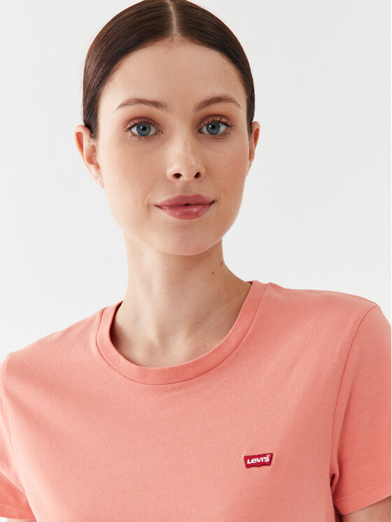 Levi's® T-Shirt Perfect 39185-0249 Różowy Standard Fit | Modivo.pl