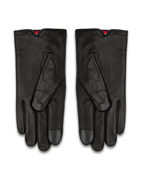 Tommy Hilfiger Дамски ръкавици Essential Flag Leather Gloves AW0AW15360 Черен | Modivo.bg