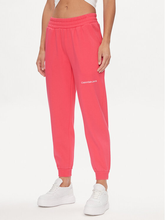 Calvin Klein Jeans Pantalon jogging J20J220675 Rose Relaxed Fit | Modivo.fr