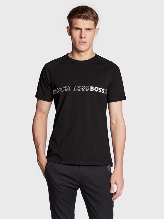 Boss T-Shirt 50469290 Czarny Slim Fit | Modivo.pl