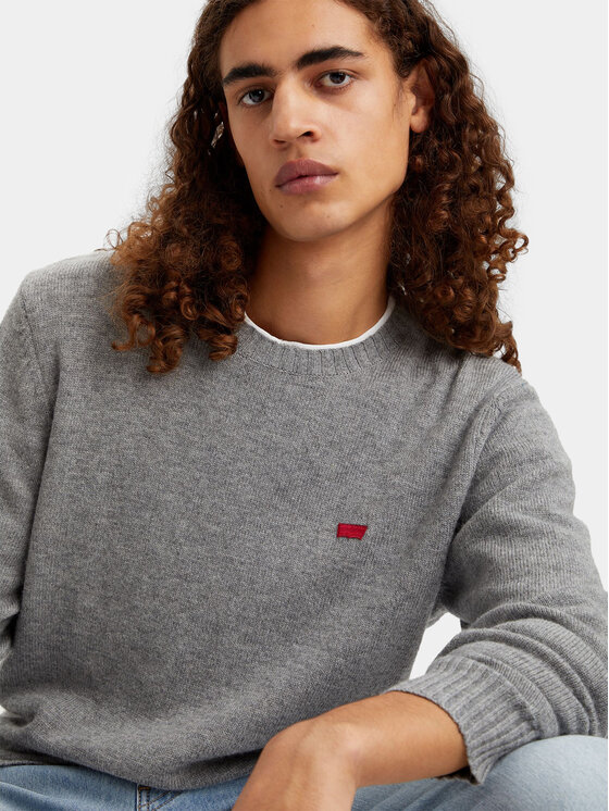 Levi's® Pulover Original Housemark A4320-0000 Gri Standard Fit | Modivo.ro
