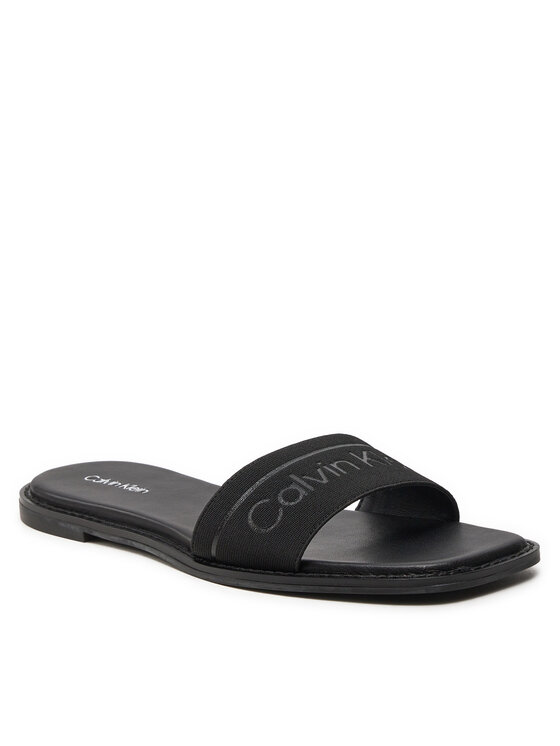 Calvin Klein Παντόφλες Flat Slide He HW0HW01989 Μαύρο | Modivo.gr