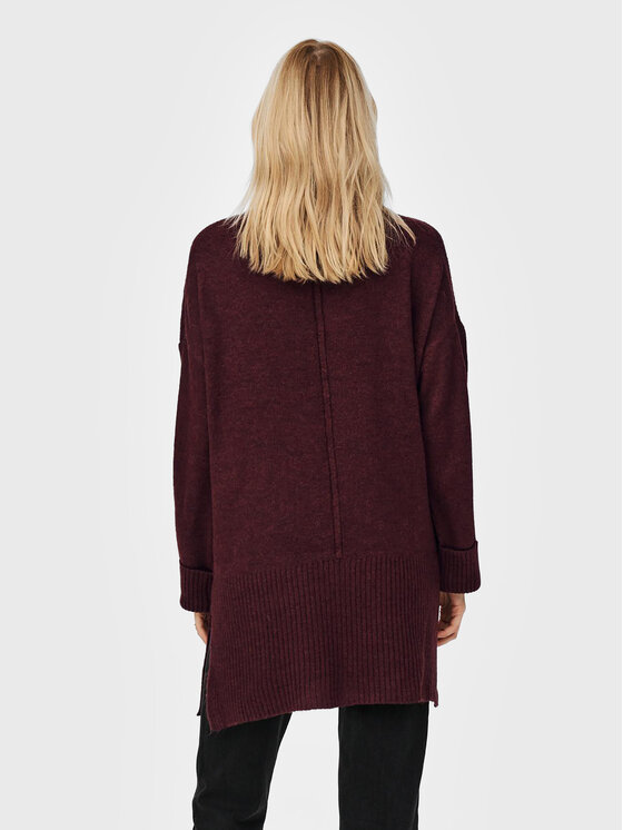 ONLY Dolčevita Tatiana 15241191 Tamnocrvena Relaxed Fit | Modivo.hr