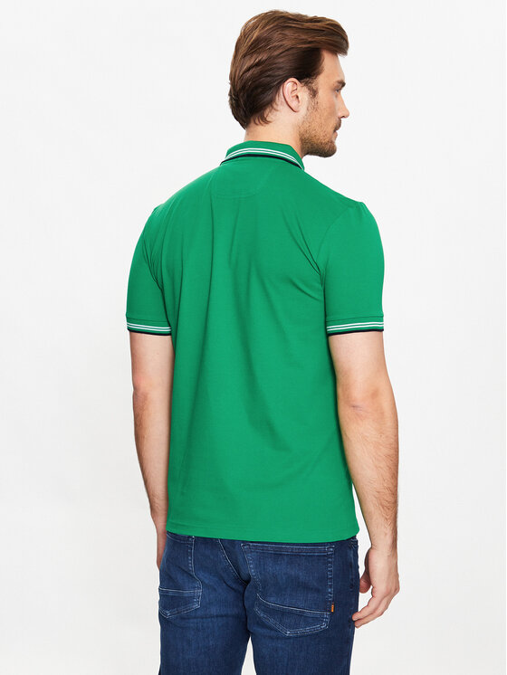 Boss Tricou polo Paul 50469245 Verde Slim Fit | Modivo.ro