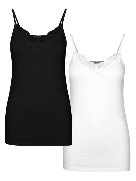 Vero Moda Set 2 topuri Inge 10231874 Colorat Slim Fit | Modivo.ro