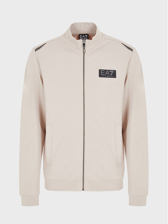 EA7 Emporio Armani Majica dugih rukava 6RPM83 PJARZ 1716 Bež Regular Fit | Modivo.hr