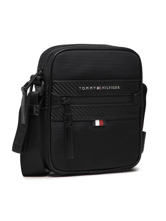 Tommy Hilfiger Ľadvinka Elevated Nylon Mini Reporter AM0AM07763 Čierna ...