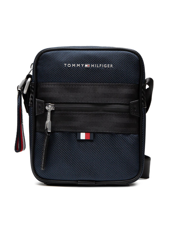 Tommy Hilfiger Τσαντάκι Elevated Nylon Mini Reporter AM0AM08102 Σκούρο ...