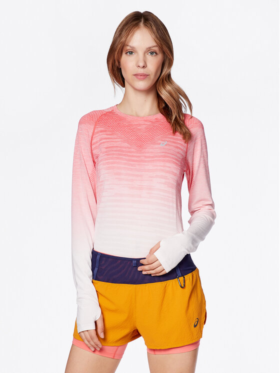 Asics Technisches T-Shirt Seamless 2012C392 Rosa Slim Fit | Modivo.de