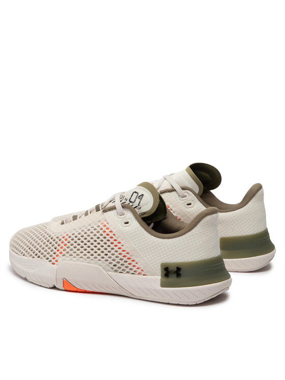 Under Armour Buty na siłownię Ua Tribase Reign 4 3025052-103 Beżowy ...