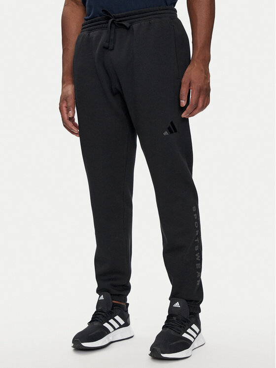adidas Pantaloni trening ALL SZN Fleece Graphic IX1264 Negru Regular ...